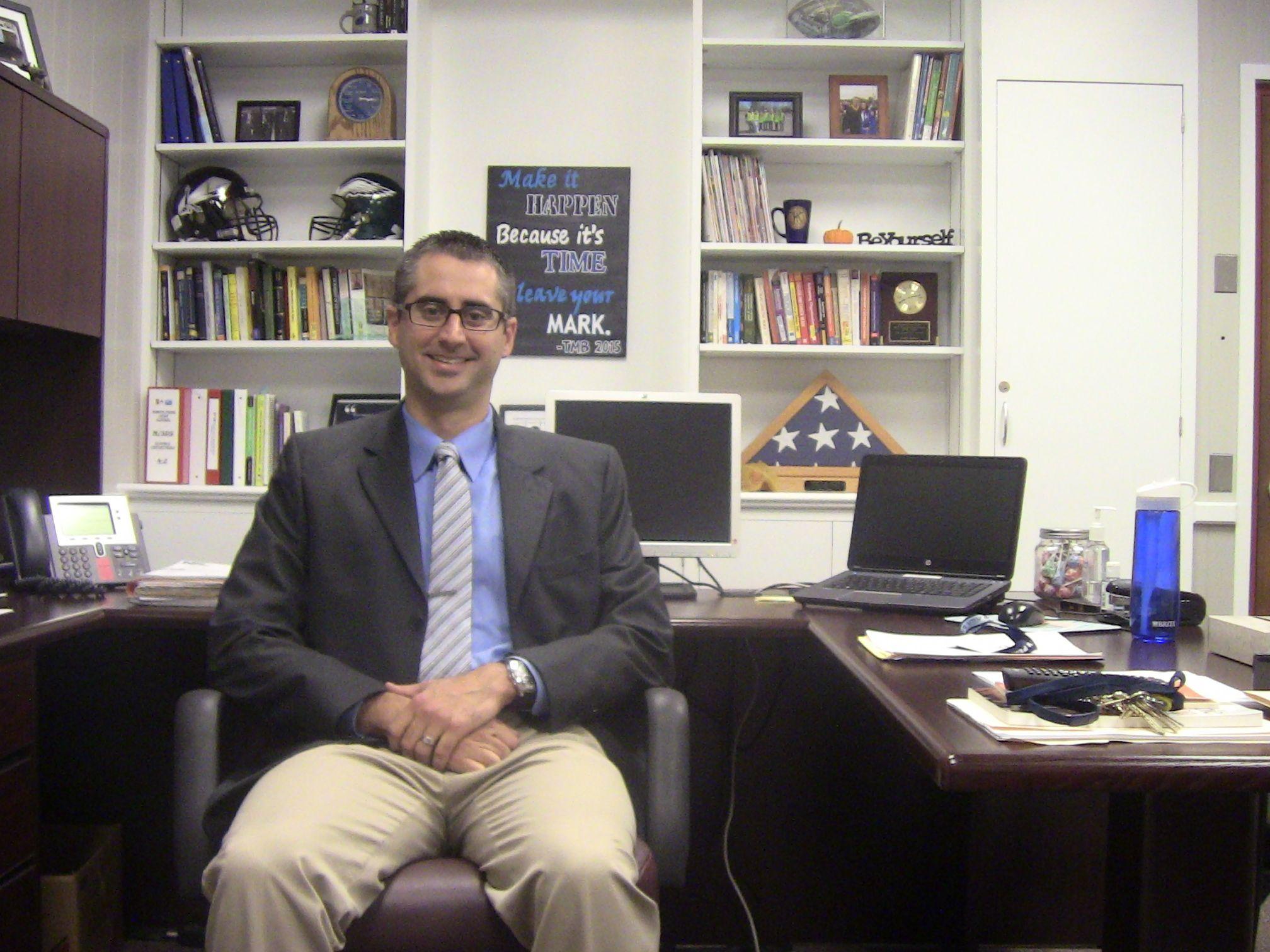 Bauer settles in during first month as principal – The Knight Crier